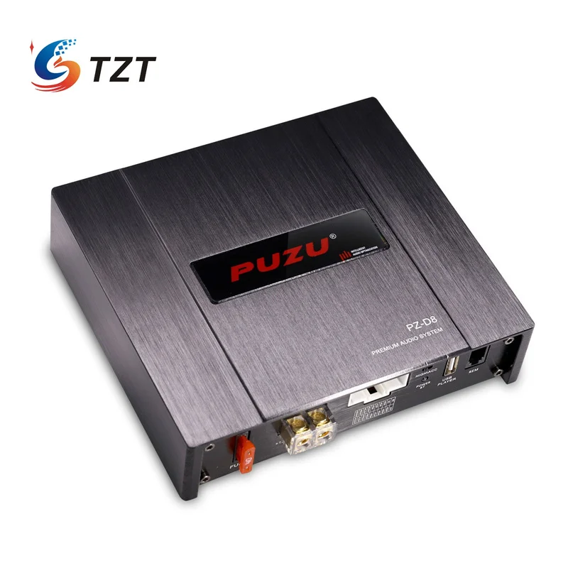 TZT PZ-D8 8-Channel Car DSP Audio Processor High Performance 4x180W ...