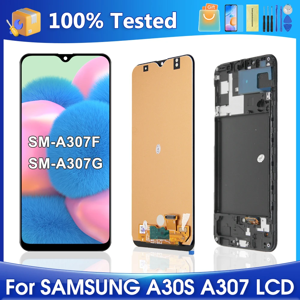 A30s High Quality Tft For Samsung Galaxy A30s A307f A307 A307fn Lcd ...