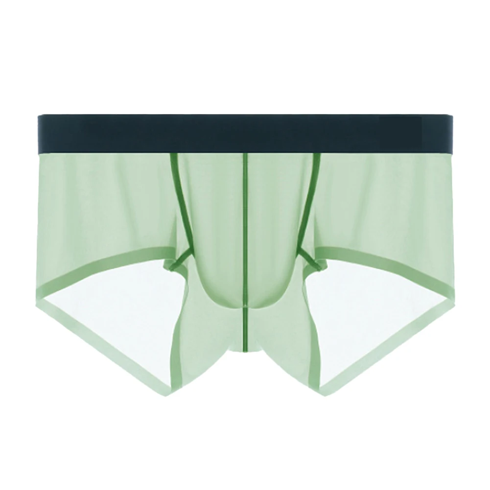 Mens-Ice-Silk-Sheer-Briefs-Breathable-Underwear-Trunks-Shorts-Bulge ...