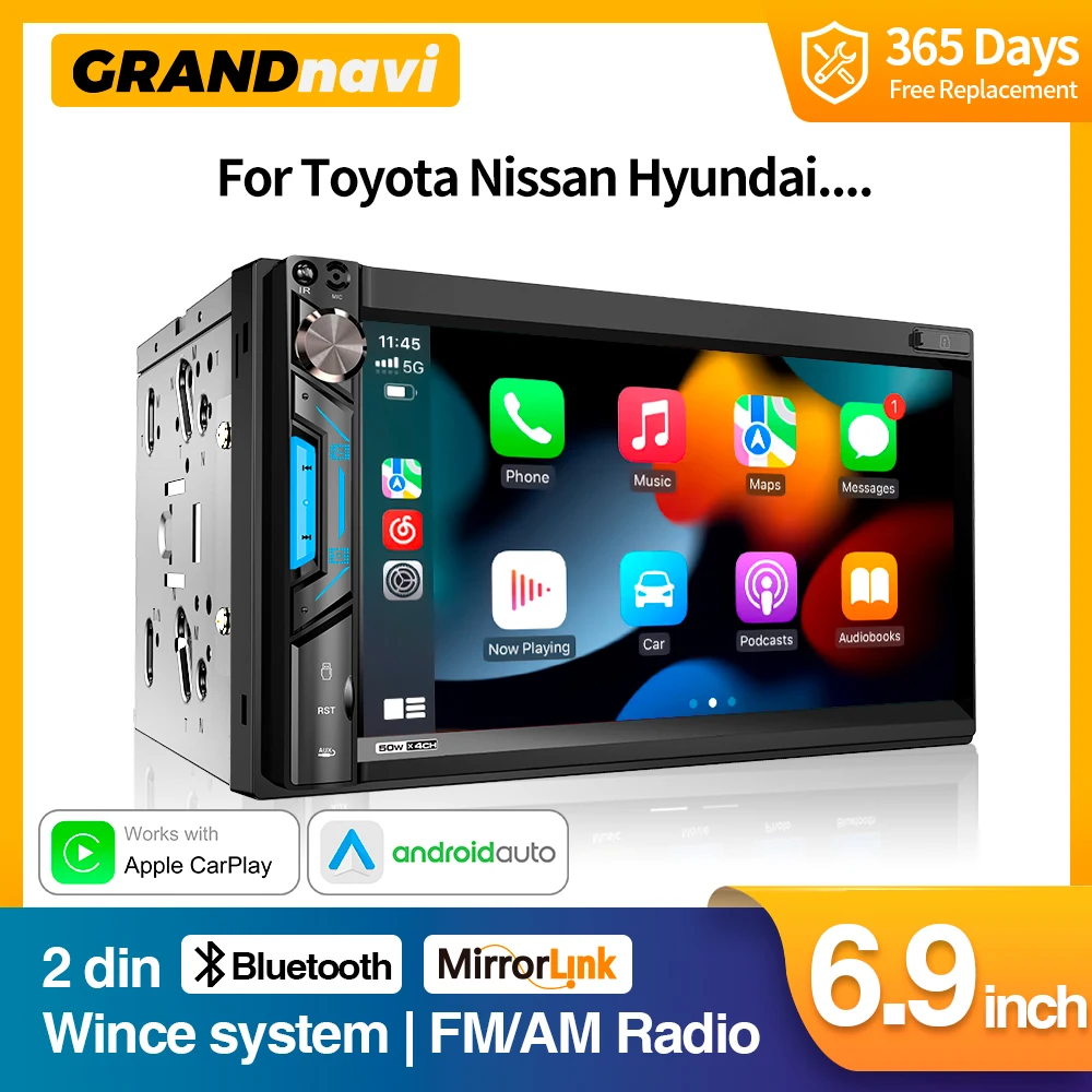 Grandnavi-2-Din-Car-Stereo-System-7-inch-HD-screen-MP5-Player-Car-Audio ...