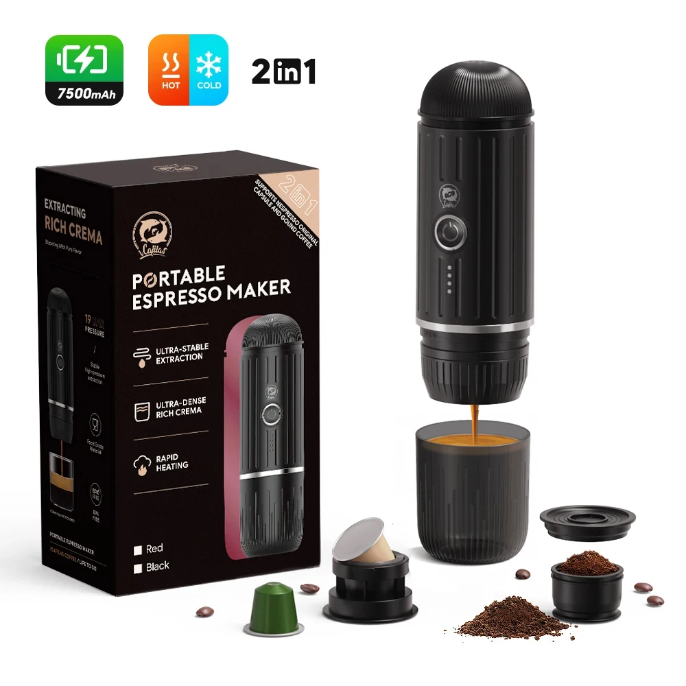 Portable-Coffee-Machine-19Bar-High-Pressure-Expresso-Coffee-Maker-Self ...