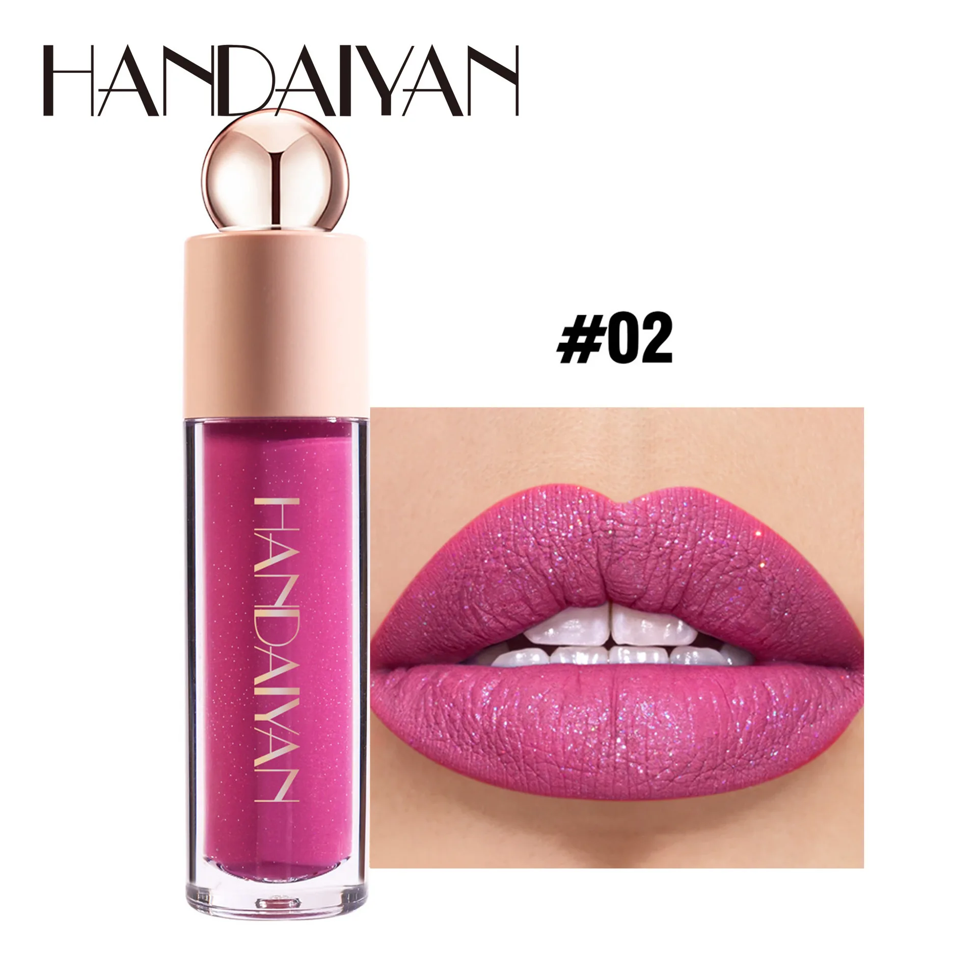Handaiyan-brillo-de-labios-mate-resistente-al-agua-pigmentos-de-brillo-de-labios-Sexy-maquillaje ...