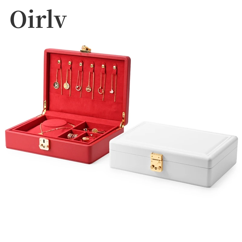 Oirlv-Large-Jewelry-Storage-Box-Organizer-Ring-Earring-Necklace-Bangle ...