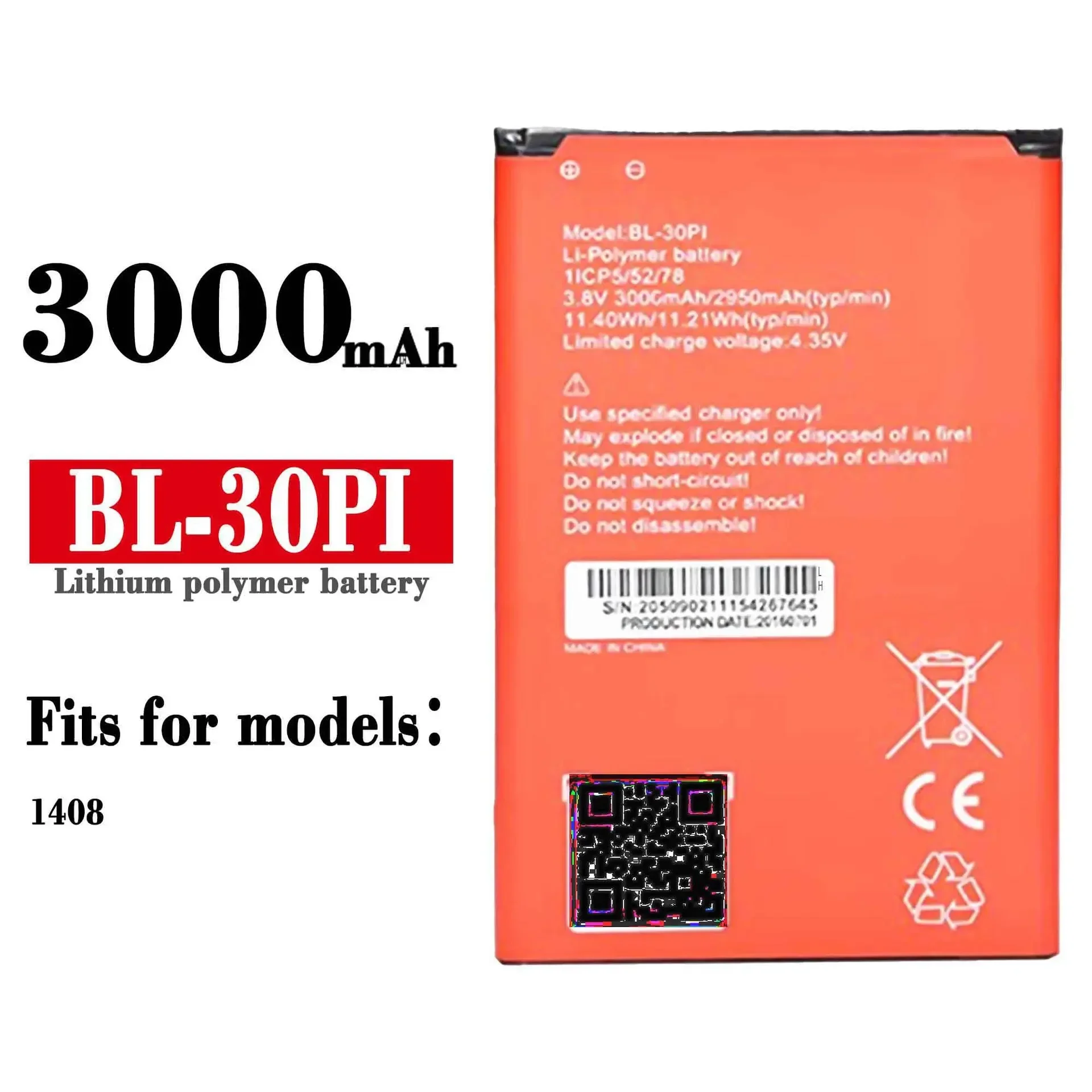 BL-30PI-Mobile-Phone-Replacement-Battery-For-Itel-1408-BL-30PI-3000mah ...
