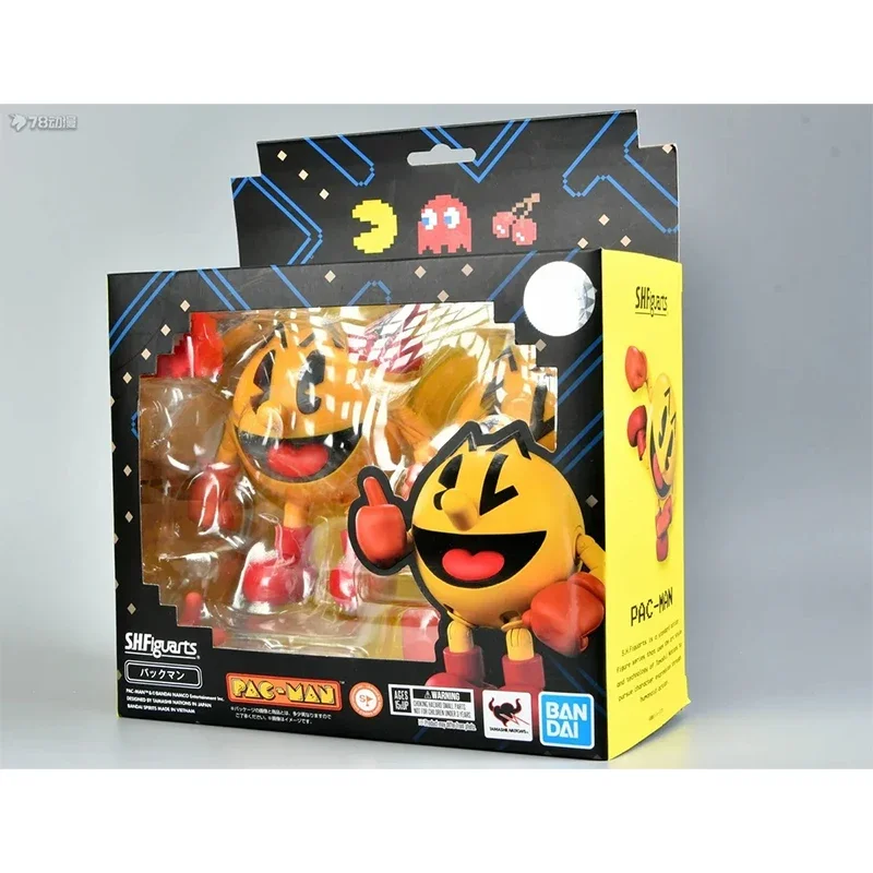 Bandai In Stock Shf Pac-Man Shfiguarts Pacman Anime Action Model ...