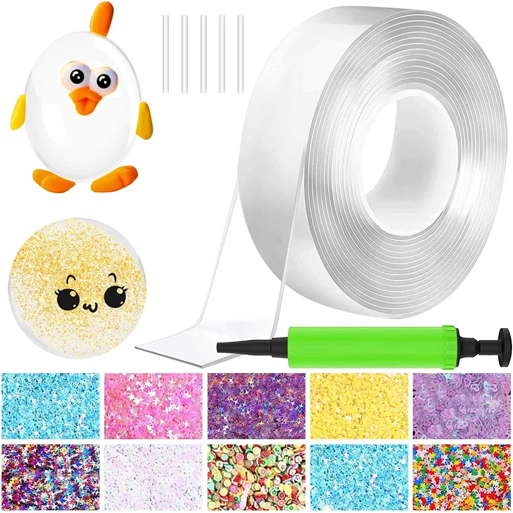 Decoration-Balloons-with-Glitter-Elastic-Bubble-Craft-Kit-DIY-Bubble ...