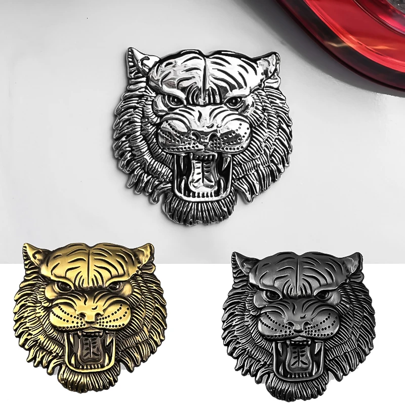 3D Tiger Metal Adesivo para Carro e Motocicleta, Decalque Emblema ...