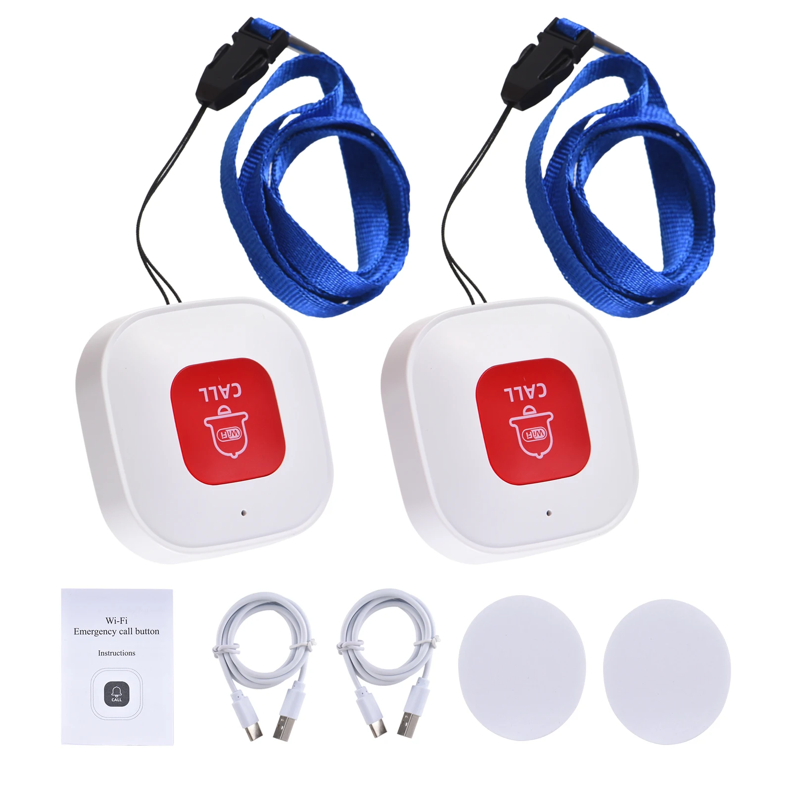 WiFi Smart SOS Call Button - Wireless Emergency Alert Transmitter for ...