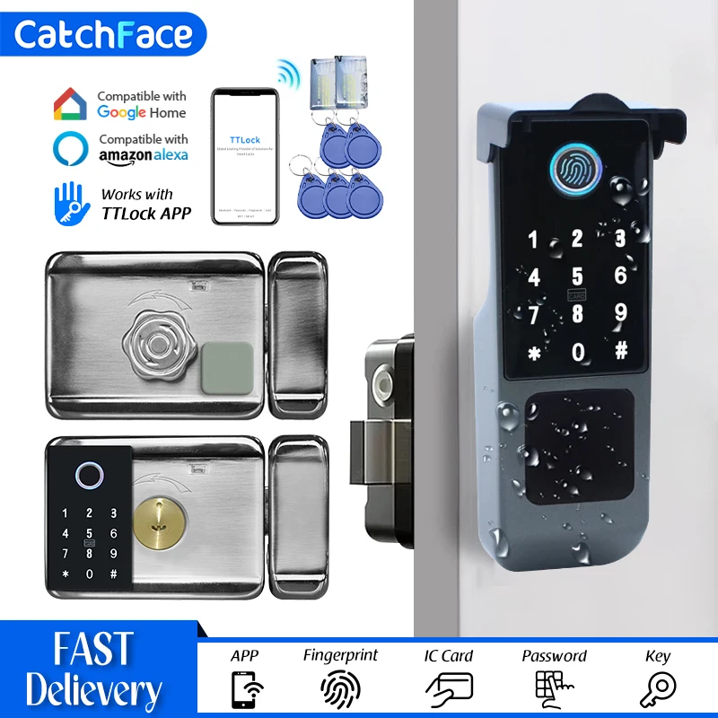 Prova-D-gua-Keyless-Smart-Door-Lock-TTLock-Vers-o-WIFI-Constru-do-Em ...