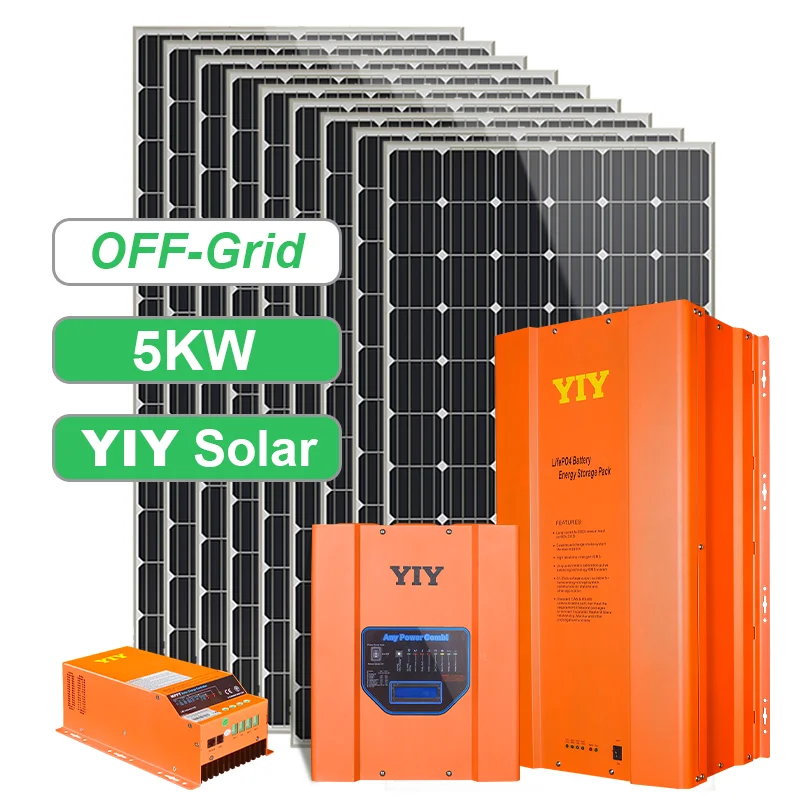 Solar Energy Storage Batteries 5KW 2KW 1KW Kit Off Grid Power Wall For ...