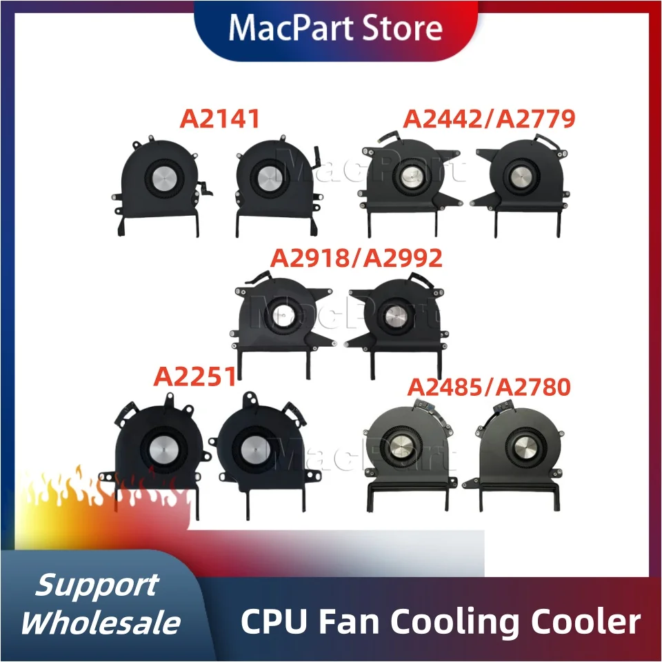 Tested Laptop CPU Cooler Suitable for A2141 A2251 A2442 A2779 A2485 ...