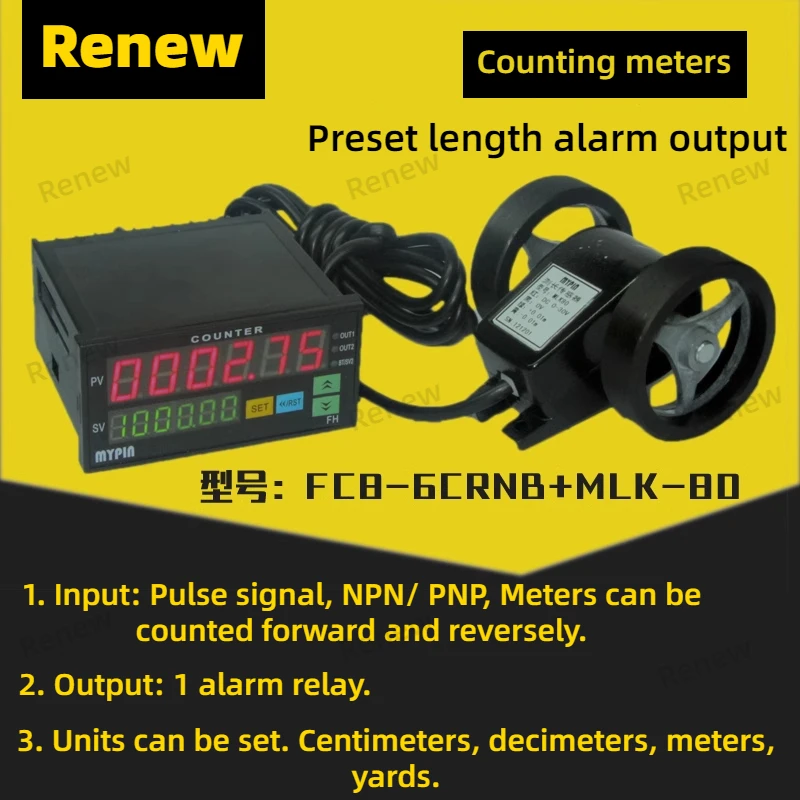 Electronic-Dual-Digital-Display-Meter-Counter-Smart-Roller-Controller ...