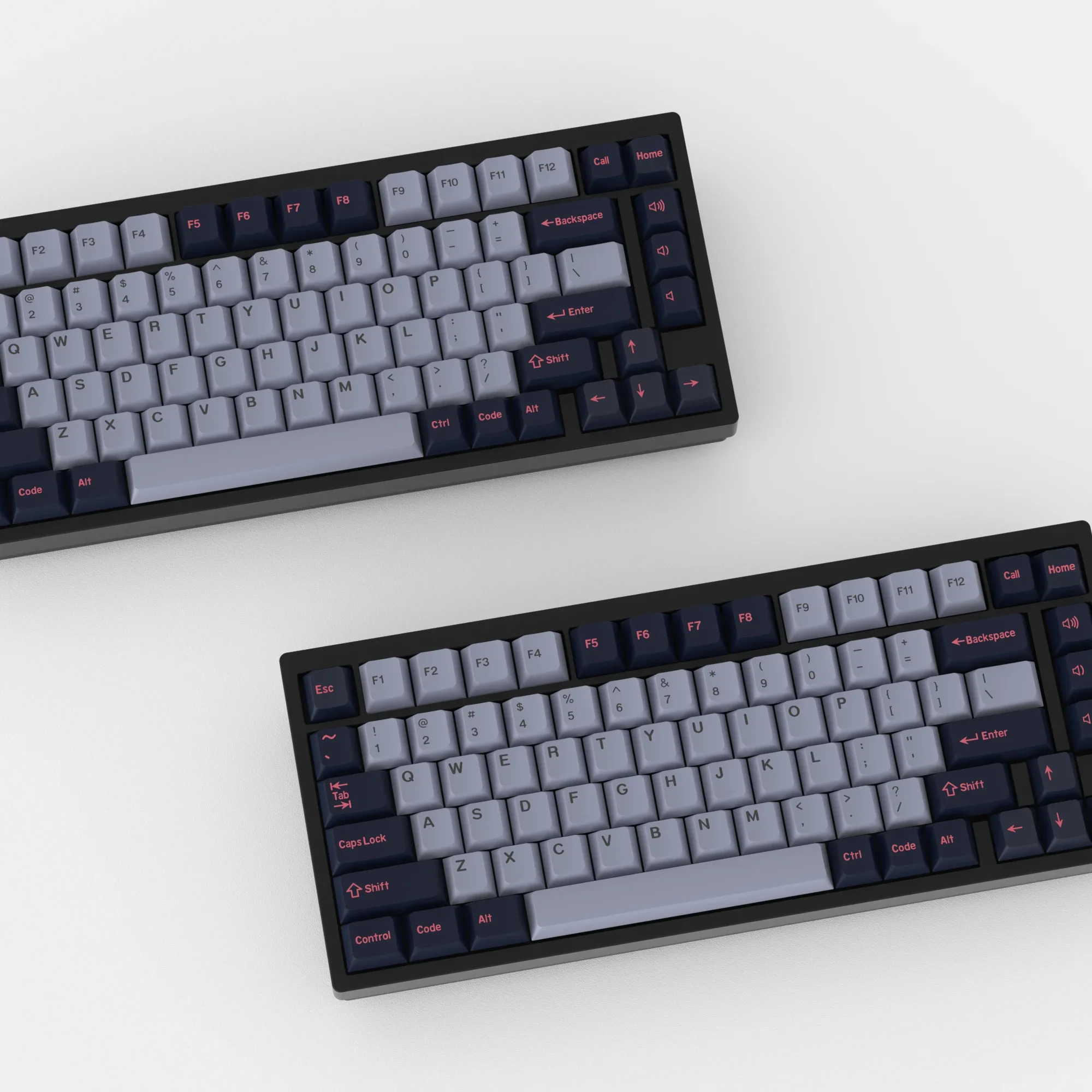 KBDiy 174 Keys/Set Cherry Profile Retro PBT 8008 Keycap Custom Double ...