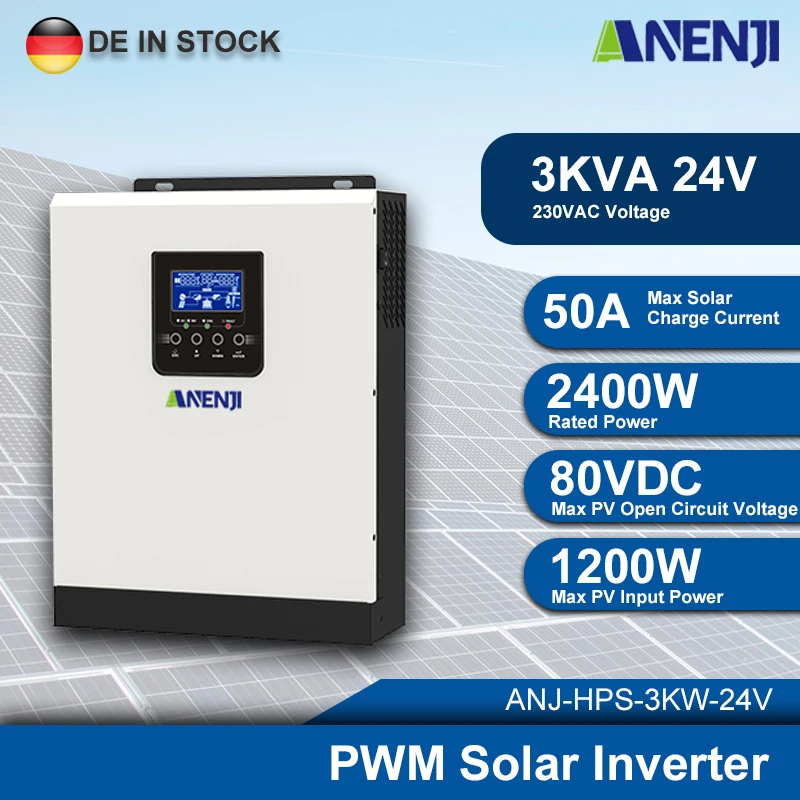 Anenji Solar Hybrid Inverter | Hybrid Solar Inverter 3kva | Hybrid ...