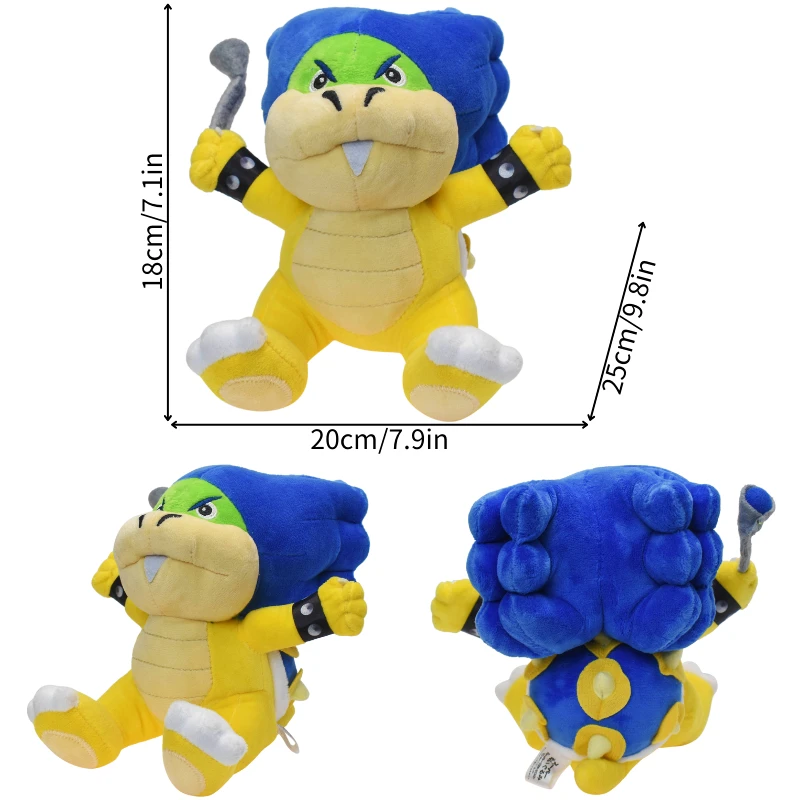Peluche de Mario Bros, Bowser Jr., Princesa Peach, Yoshi, Ludwig ...