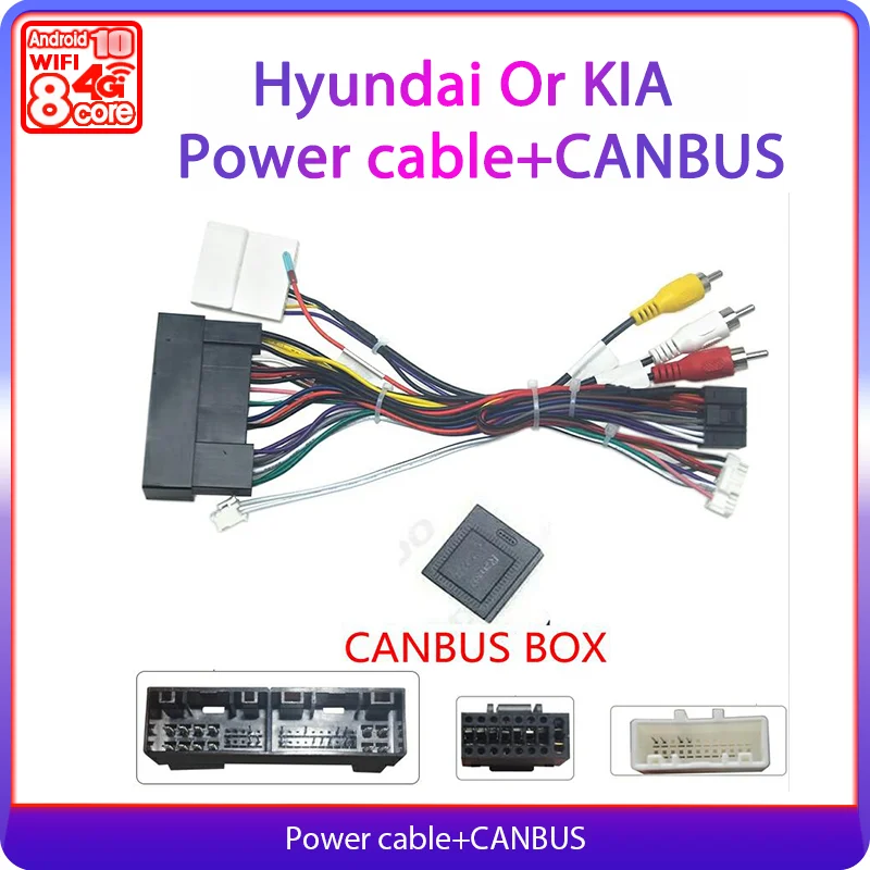 Cable de alimentación canbus para Hyundai o KIA|Cables, adaptadores y enchufes| - AliExpress