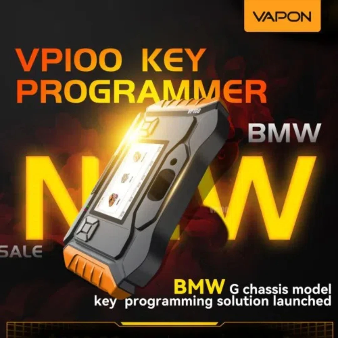 2025 VAPON VP100 Key Programmer BMW Support 2015-2021 BMW G Chassis Model Key Adding No Annual ...