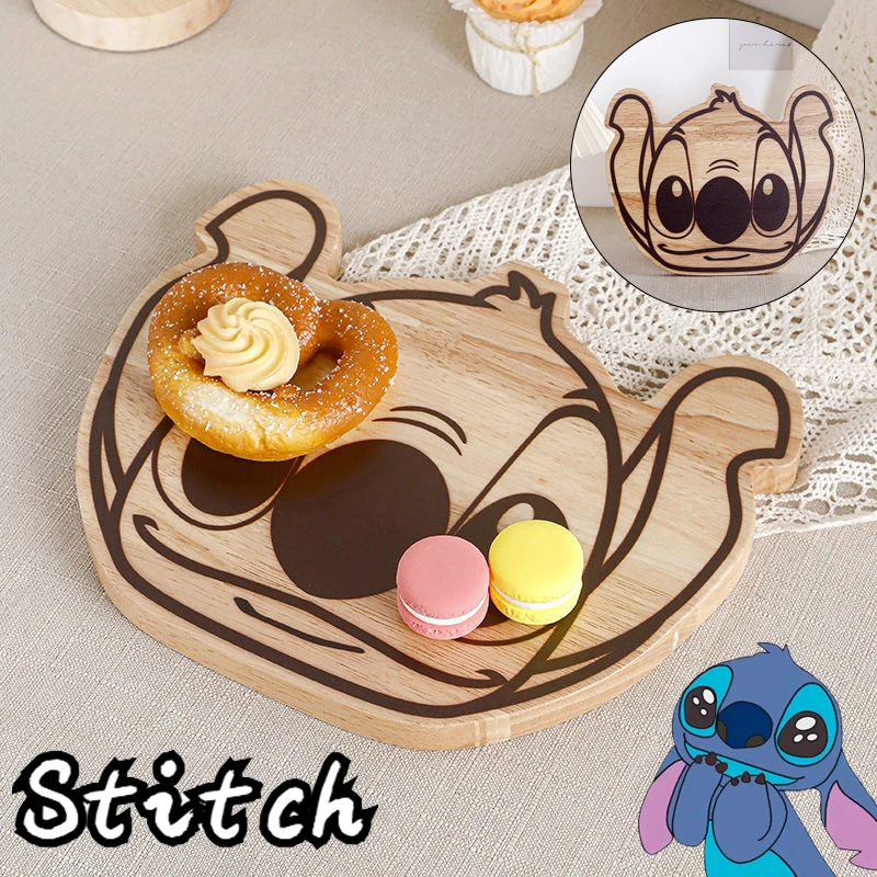 Disney Stitch Cutting Board Cartoon Solid Wood Kitchen Cooking Tools ...