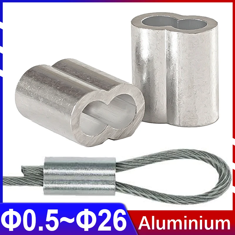 Wirerope Suppress Fixed Sleeve Connecting Aluminum Sleeve Oval Aluminum ...