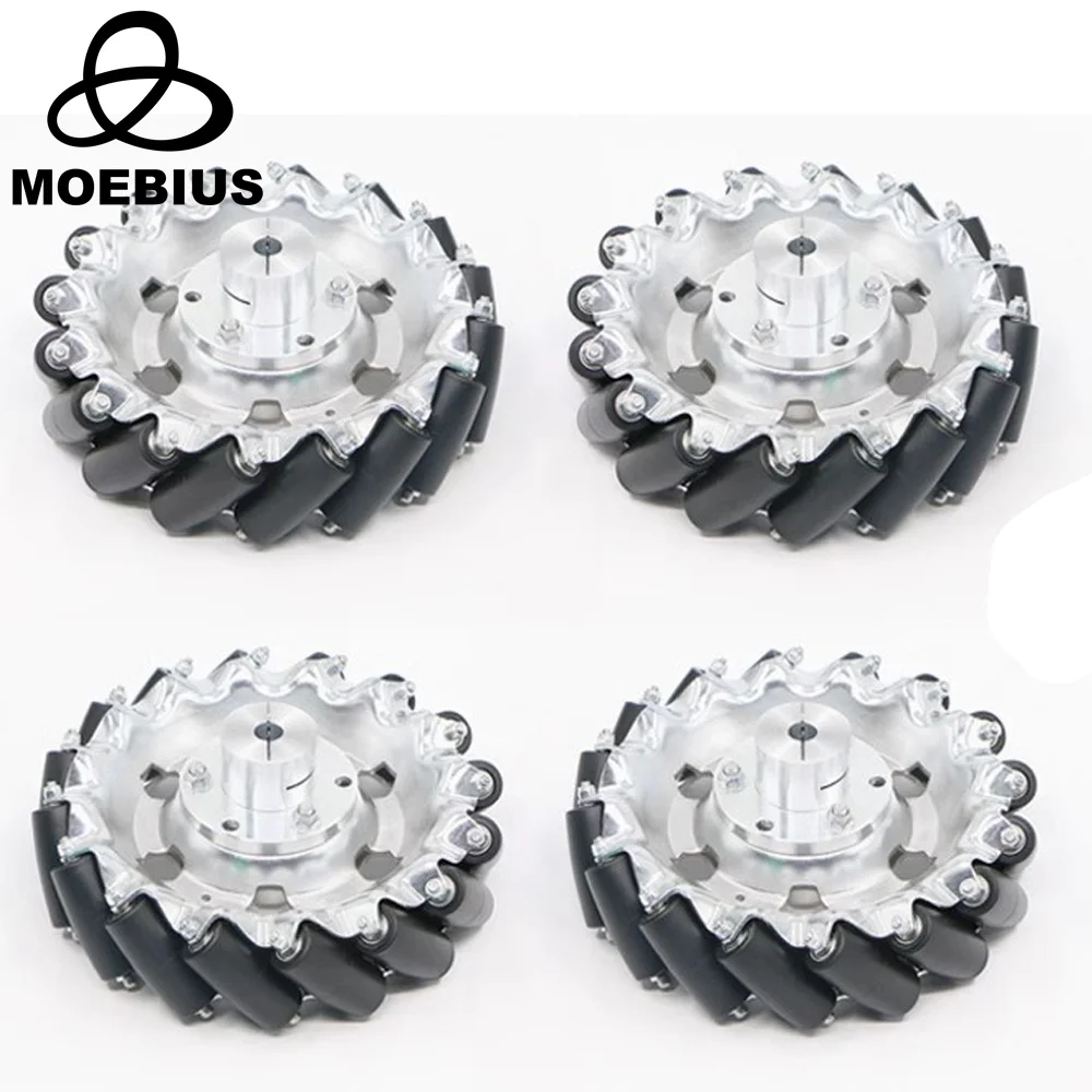 RobotMaster-Mecanum-Roda-com-Acoplamentos-Robot-Car-Chassis-Kit-140kg ...