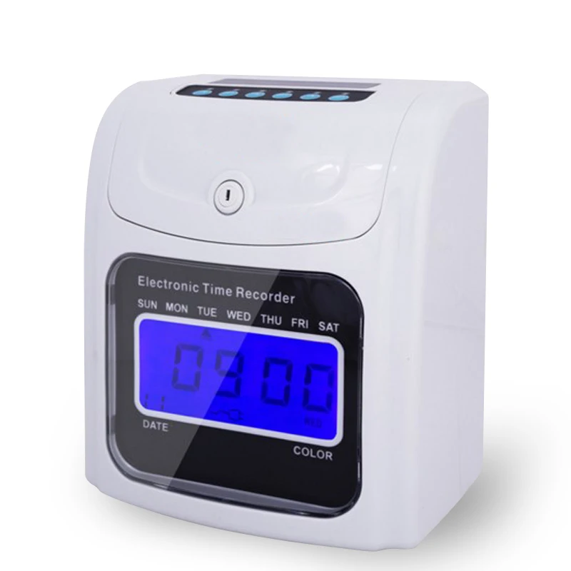 Digital-Employee-Attendance-Time-Recorder-Desktop-Automatic-Card-Punch ...