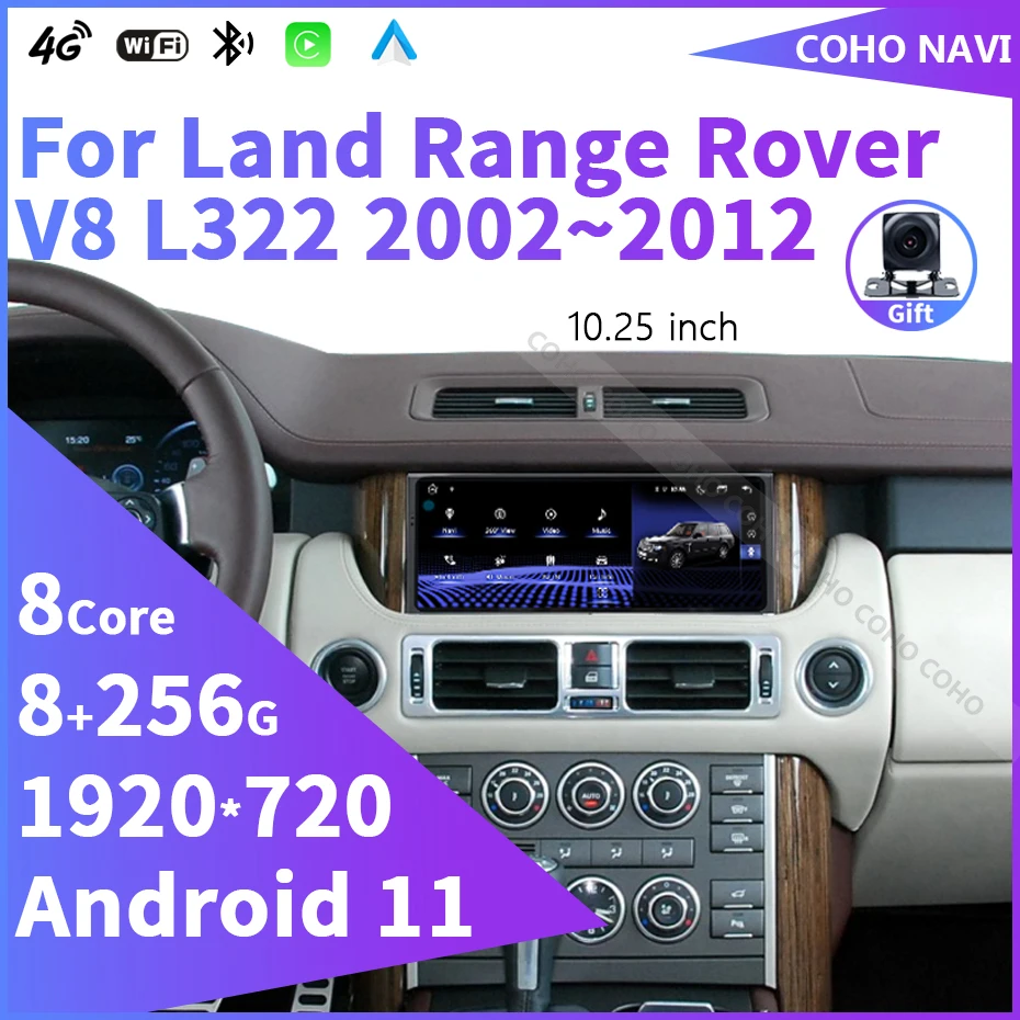 For Land Rover Range V8 L322 2002-2012 Car Multimedia Video Player ...