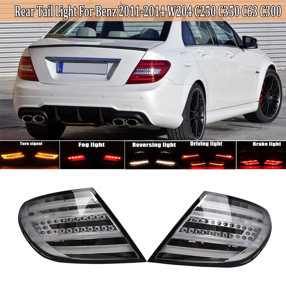 1 Pair New Quality Car Left Right LED Tail Lights Lamp Smoke For ...