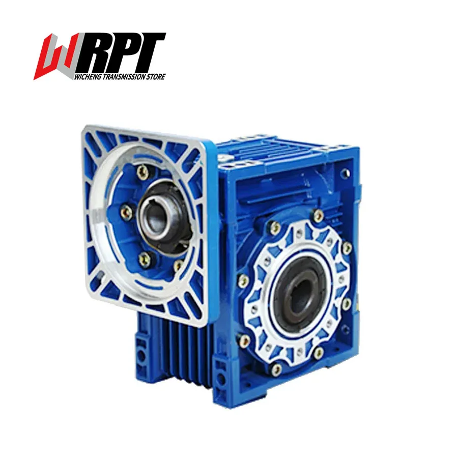 NMRV30-40-50-63-75-90-110-130-Square-Flange-Worm-Reducer-Aluminum-Case ...