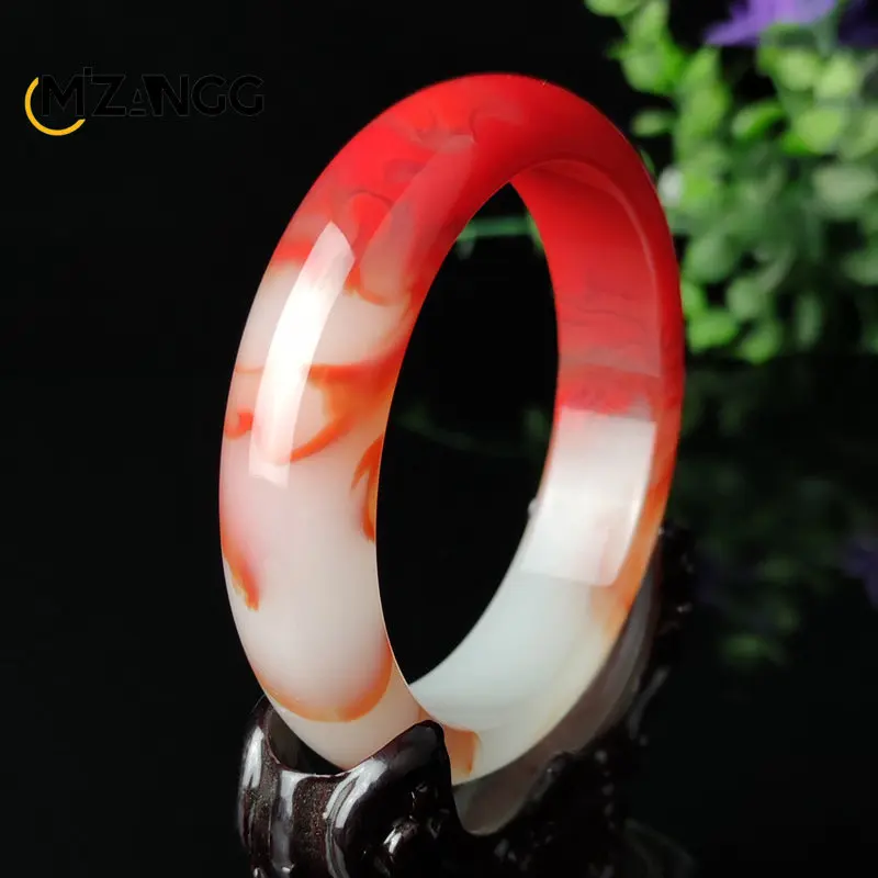 Natural-Chicken-Blood-Stone-Jade-Bracelet-Senior-Chicken-Blood-Jade ...