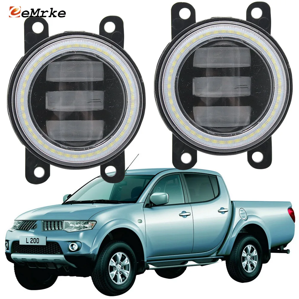 2x-Led-Angel-Eye-DRL-for-Mitsubishi-Triton-L200-Strada-Sportero-2010 ...