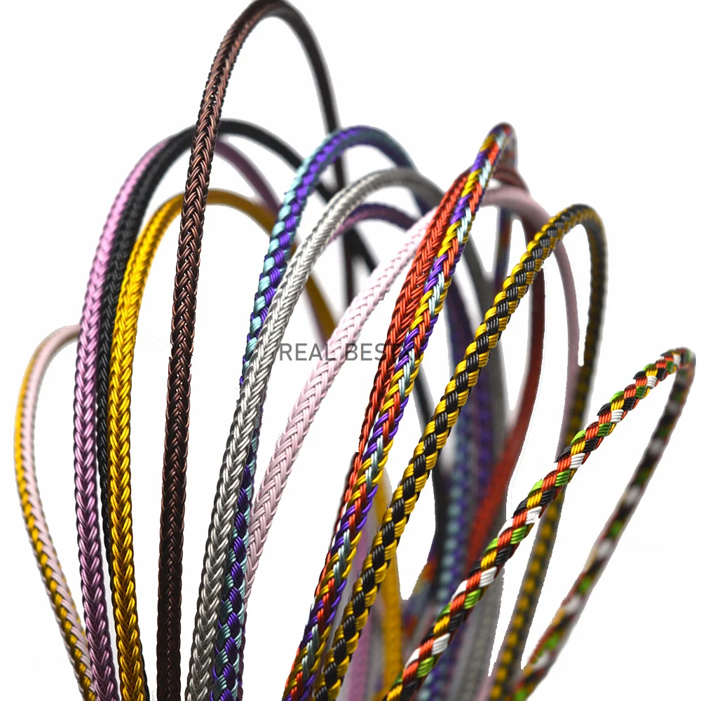 1m-Assorted-Colors-3mm-to-3-2mm-Steel-Wire-Cable-Cord-Braided-Metal ...