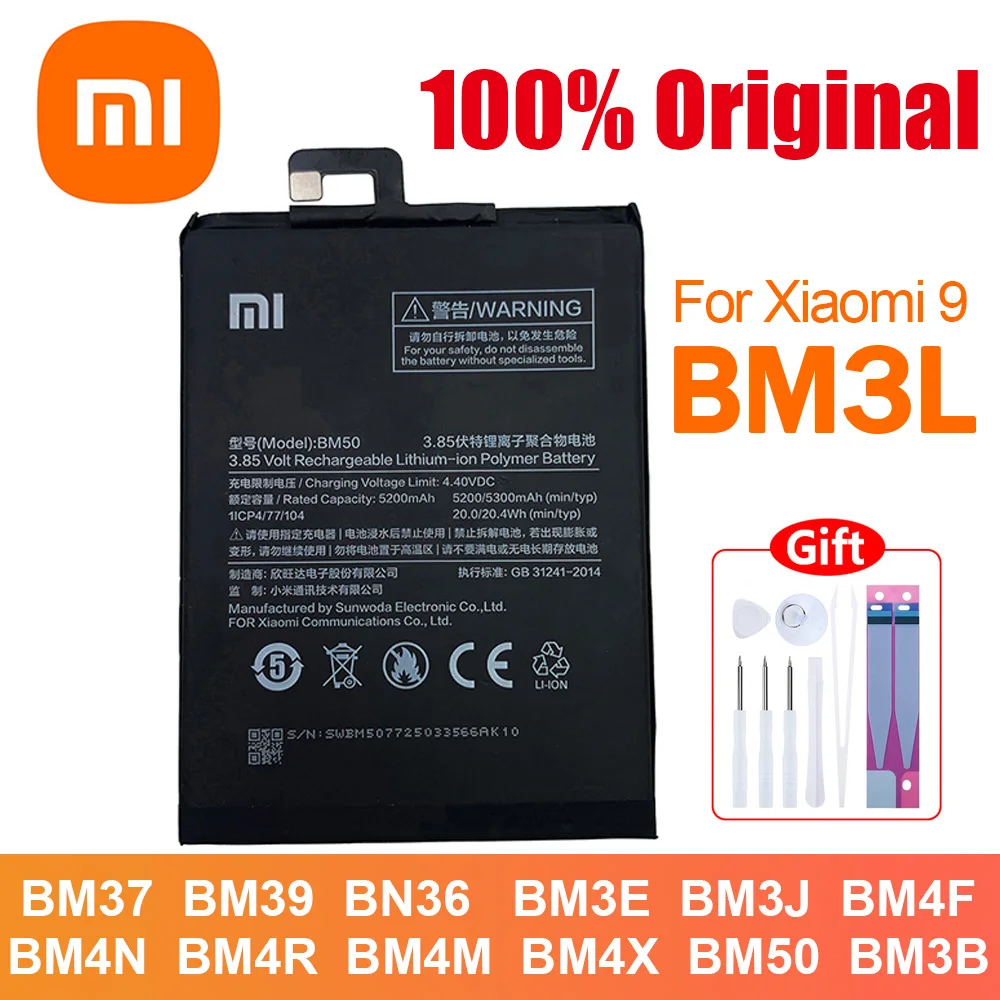 Bateria-do-Telefone-para-Xiaomi-BM3L-Bateria-do-Telefone-para-Mi-9-8-10 ...