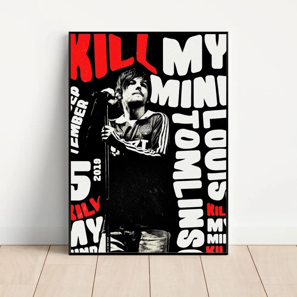 Póster L-Louis Hot Singer Tomlinsons liuwei papel Kraft vintage ...