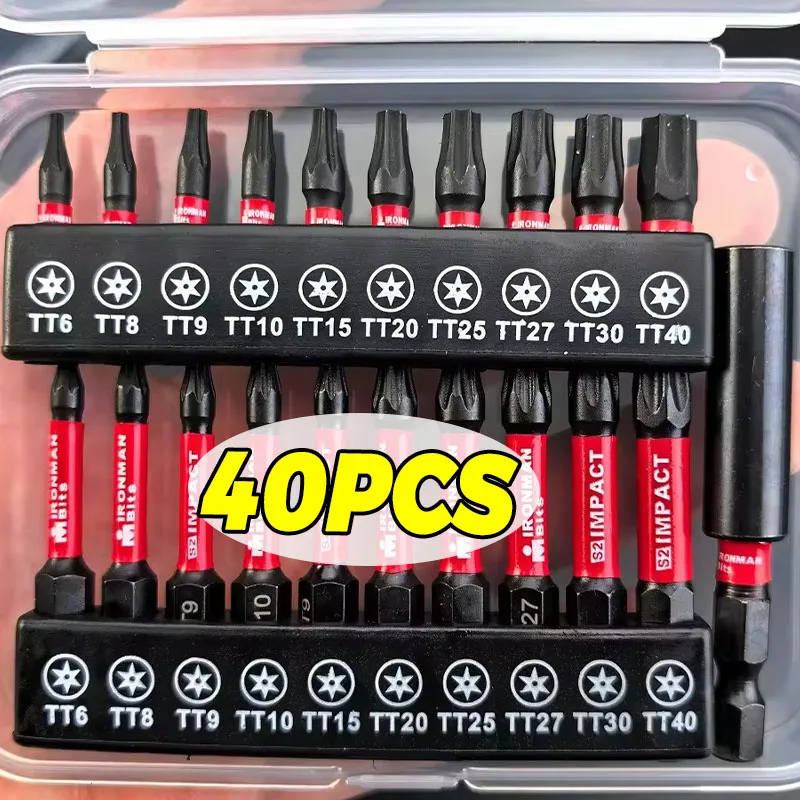 Wholesale Magnetic Impact Allen Wrench Drill Bit Set S2 Steel Metric ...