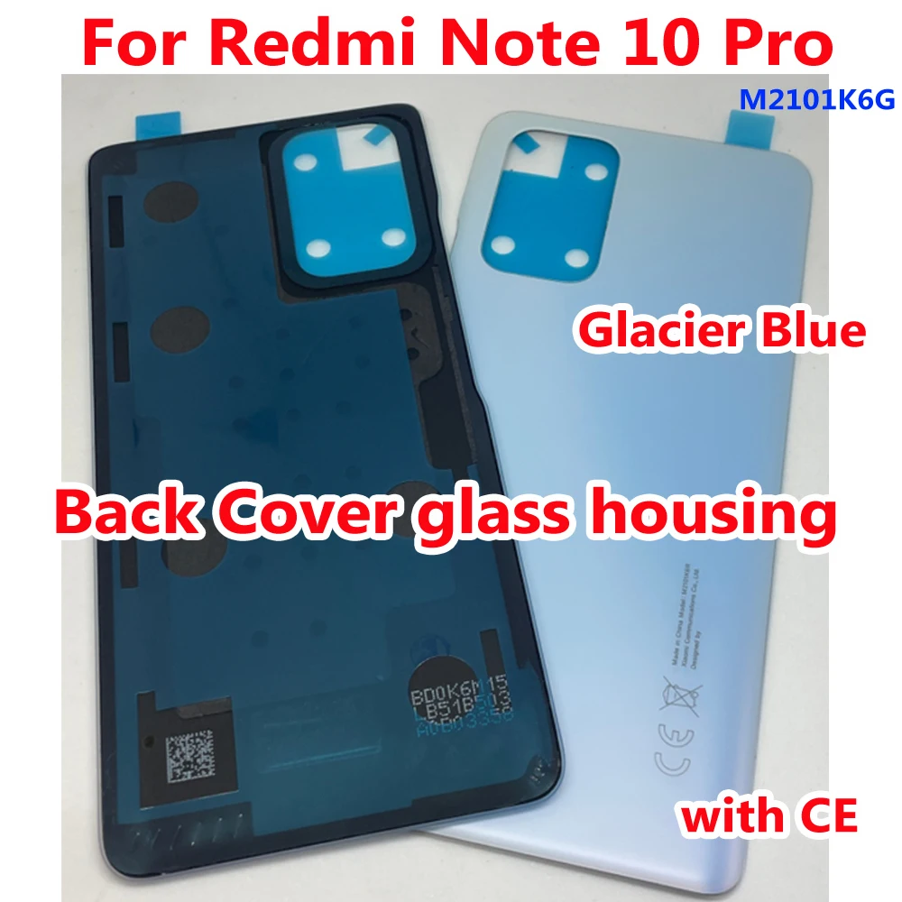 Best-Glass-Lid-For-Xiaomi-Redmi-Note-10-Pro-Back-Cover-Battery-Case ...