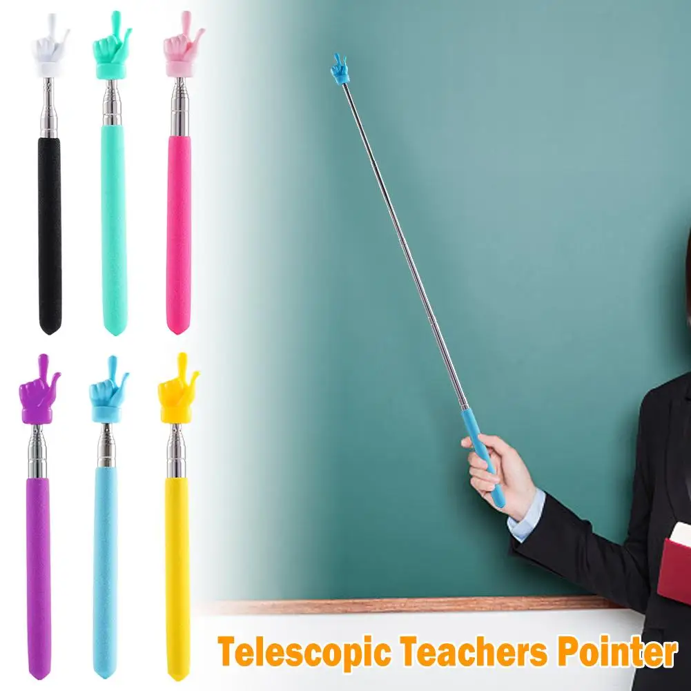 Stainless-Steel-Retractable-Teacher-Pointer-Finger-Design-Telescopic ...