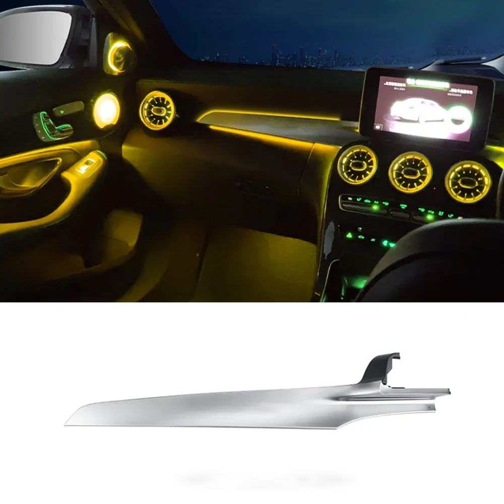 Copilot Ambient Light Led 3/12/64 Colors For Benz C-class W205 Glc W253 ...