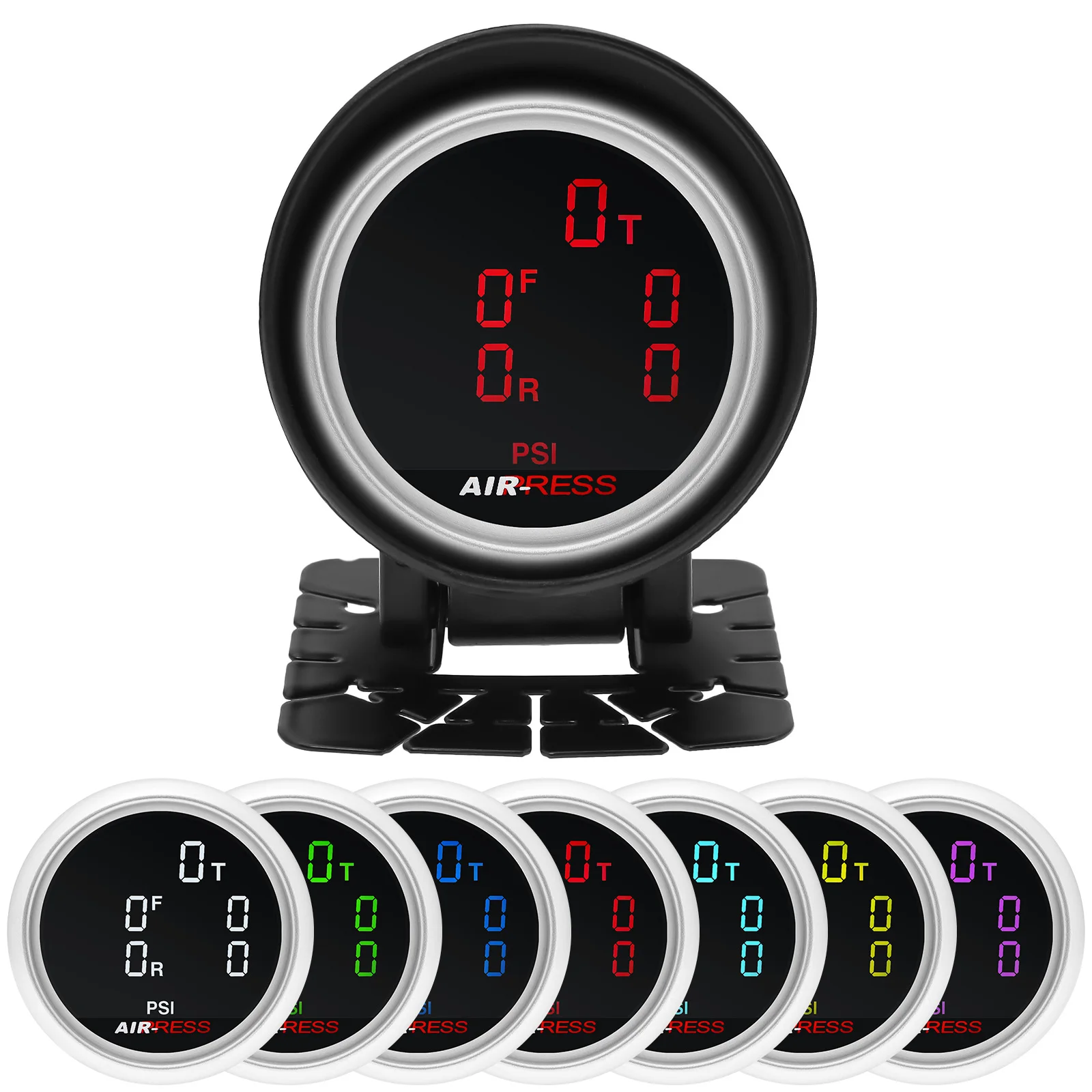 A-52mm-7Color-290PSI-20Bar-with-5-Pieces-1-8-NPT-Electronic-Sensors-Air ...