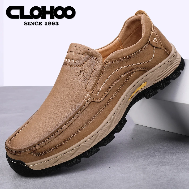CLOHOO-handmade-shoes-rubber-sole-thick-bottom-breathable-casual ...
