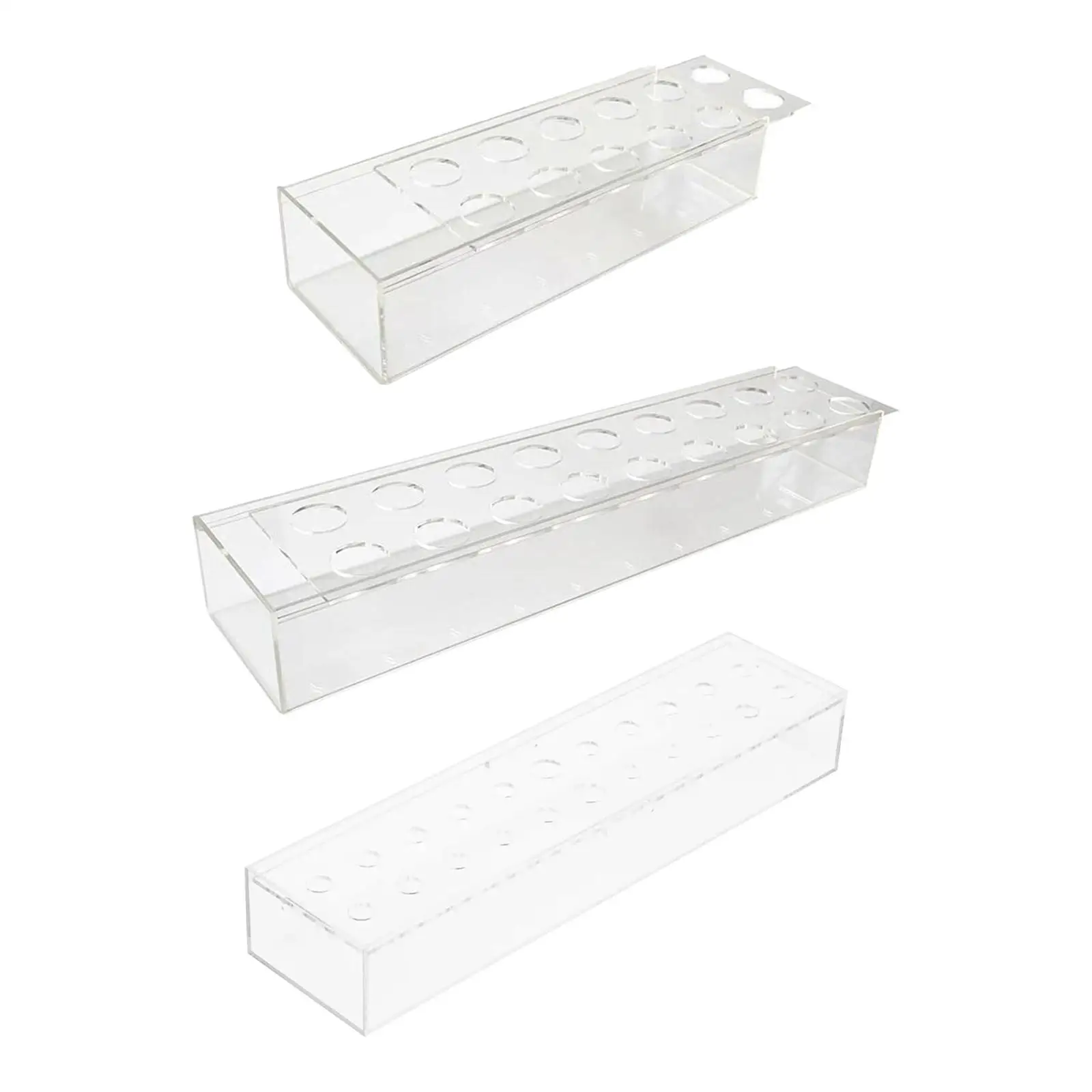 Rectangular Flower Vase Acrylic Flower Vase Modern Long Rectangle Vase ...