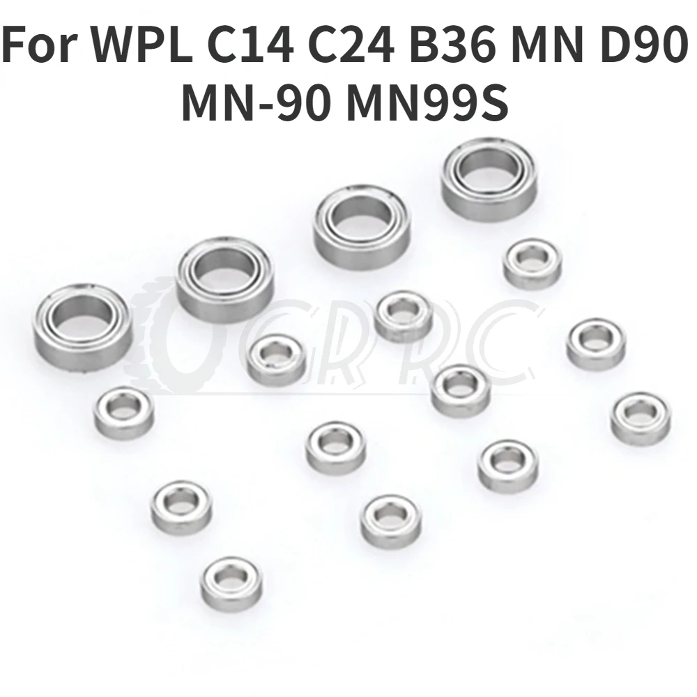 16pcs-Steel-Bearing-3x6x2-6x10x3-mm-for-WPL-C14-C24-B36-MN-D90-MN-90 ...