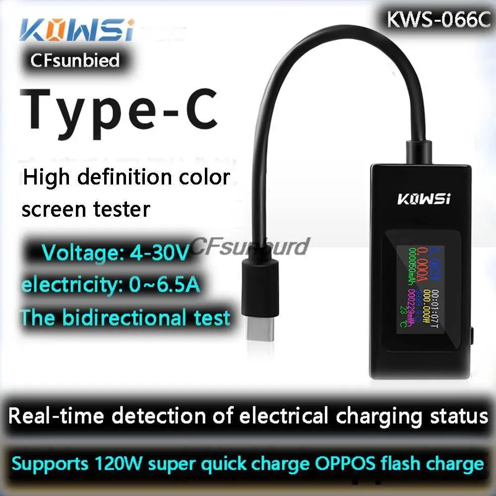 Type-c-tester-Color-screen-USB-current-and-voltage-test-table-Two-way ...