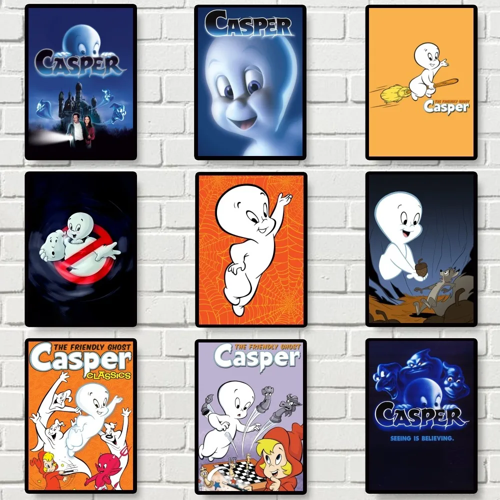 Casper-P-ster-de-fantasma-amigable-impresiones-de-galer-a-autoadhesivo ...