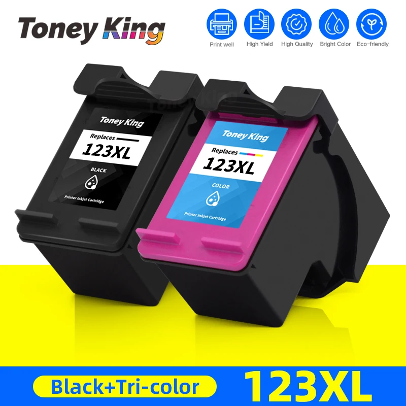 123XL-Remanufactured-Ink-Cartridge-For-HP-123-XL-for-HP123-Deskjet-1110 ...