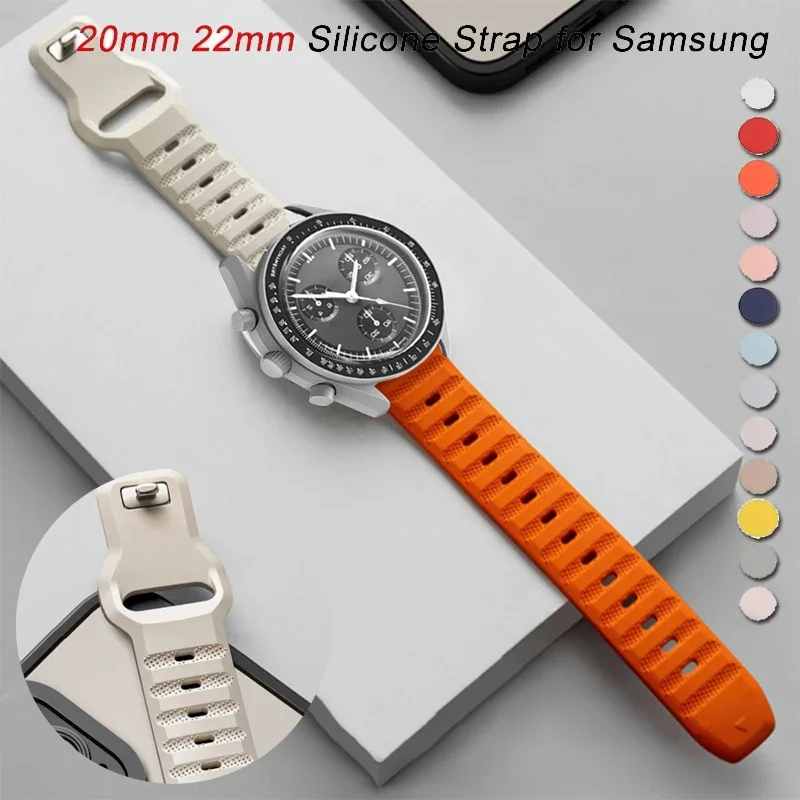 New-20mm-Silicone-Strap-for-Omega-X-Swatch-Joint-MoonSwatch-Planet ...