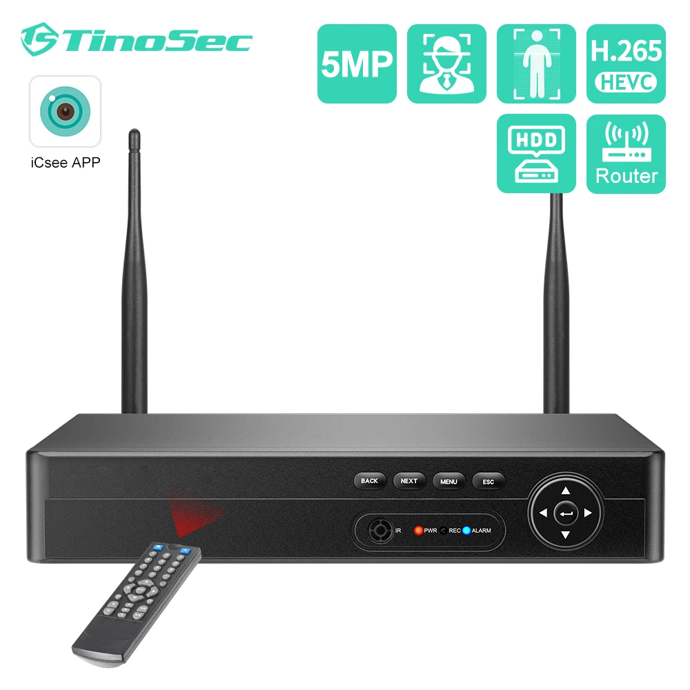 TinoSec-WiFi-Network-Video-Recorder-Vigil-ncia-Sem-Fio-C-mera-de ...