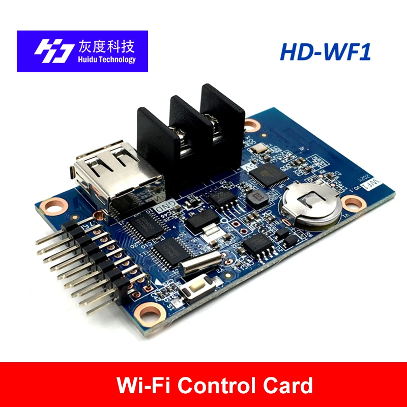 Wifi Control Card | Led Display | Display Screen - Hd-wf1 Wf1 640w 32h ...