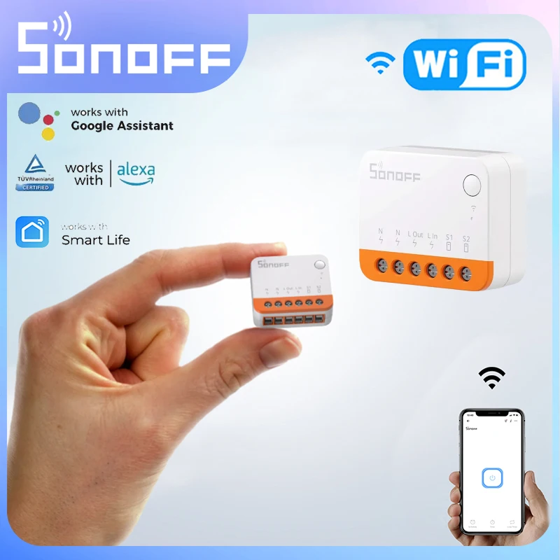 Sonoff Minir4 Wi-Fi Smart Switch 10A Mini Extreme Home Relay Module ...
