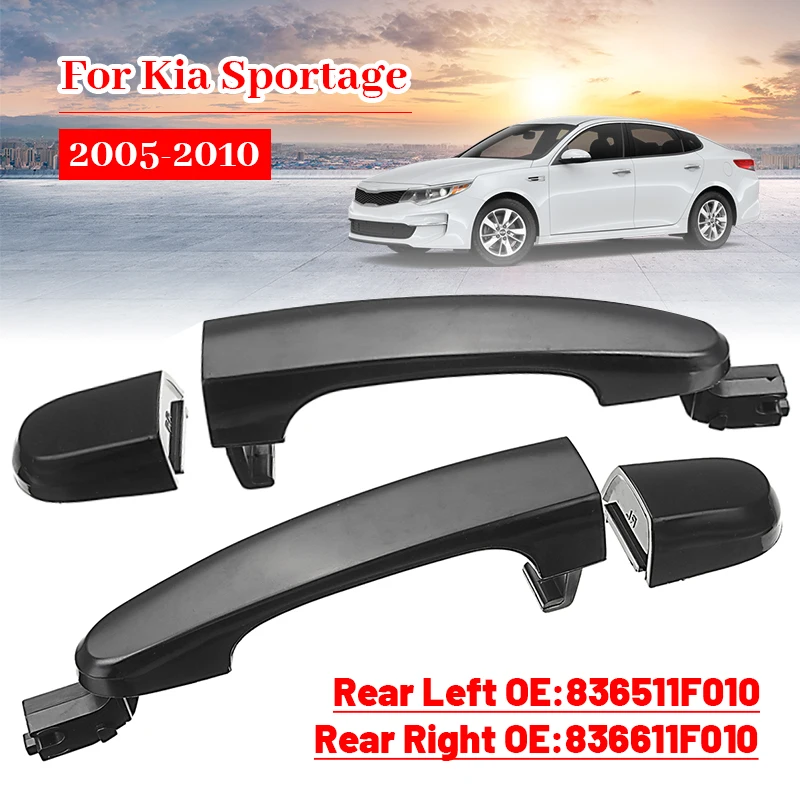 Exterior-Door-Handles-Front-Rear-Left-Right-For-Kia-Sportage-2005-2006 ...