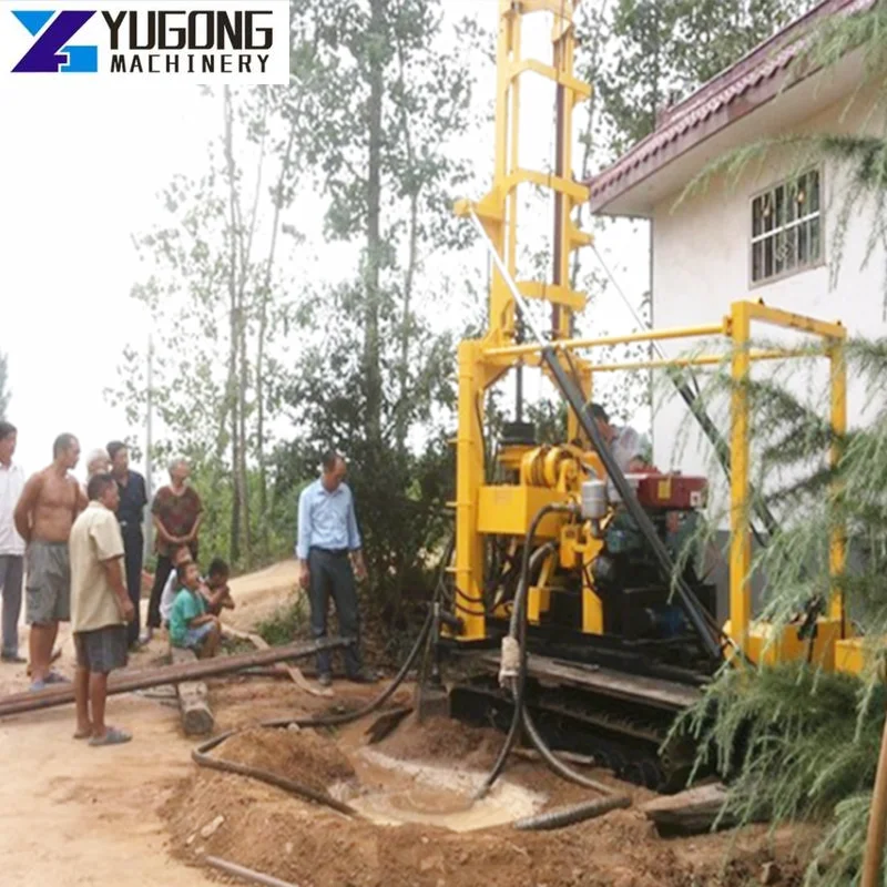 Earth Auger Drilling Rig Machine DTH Water Well Drilling Rig for Sale ...